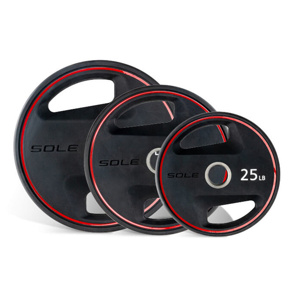 Rubber Olympic Weight Plates Set